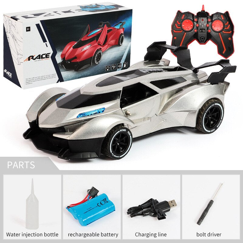 Cool Spray Double Door Remote Control Racing Car · Mavigadget