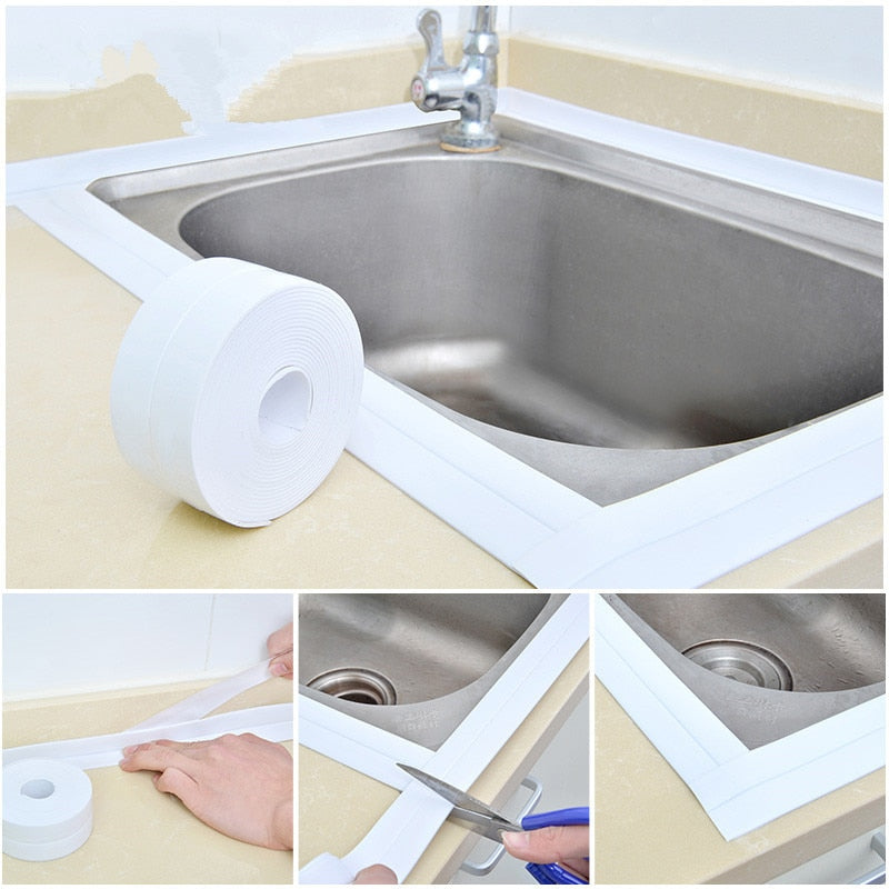 Self-Adhesive Waterproof Wonder Bath Sealing Strip · Mavigadget
