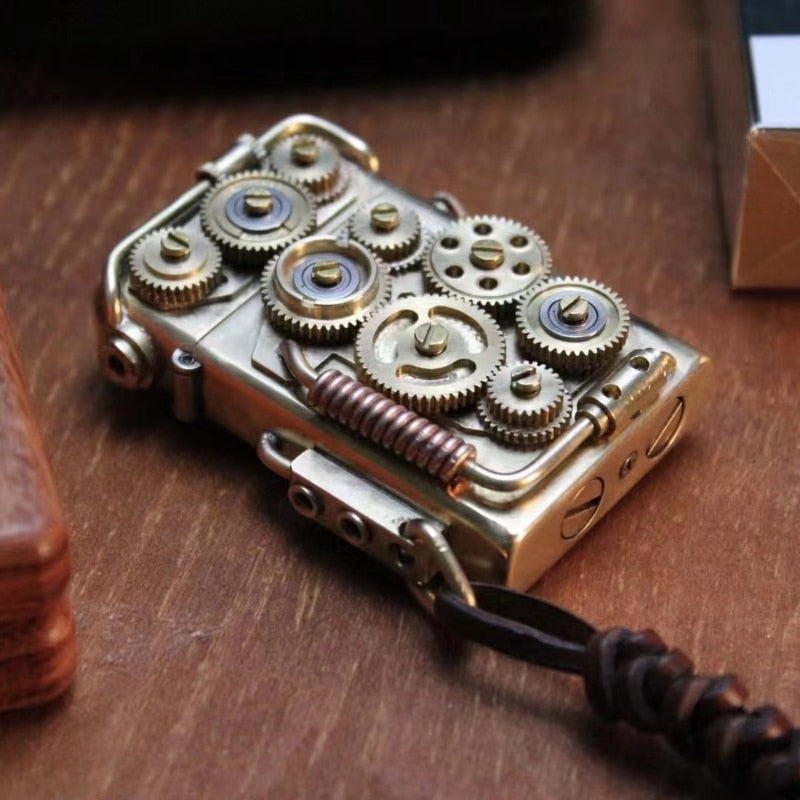 Handmade Vintage Raw Copper Automatic Lighter · Mavigadget