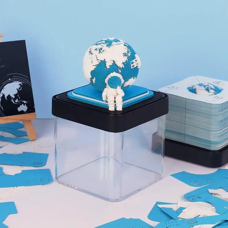 3D Earth Wanderer Calendar Memo Pad · Mavigadget