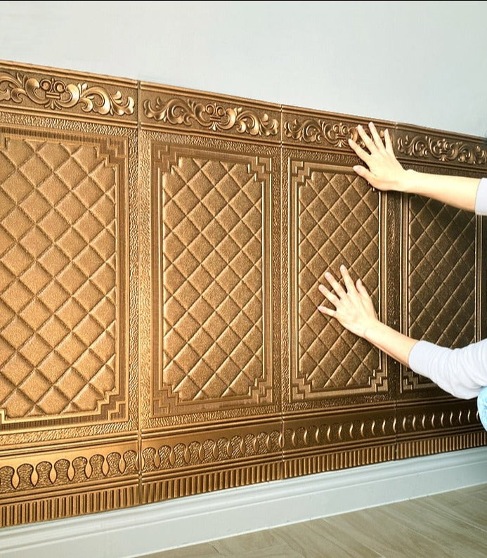 3D Self-Adhesive Antique Accent Wall Sticker · Mavigadget