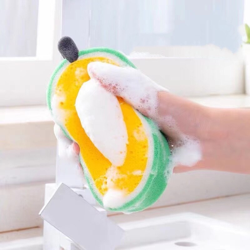 Fruit Shaped Kitchen Dish Cleaning Sponge · Mavigadget