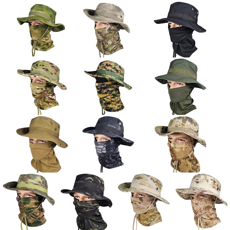 Tactical Camouflage Full Face Cover Hat · Mavigadget