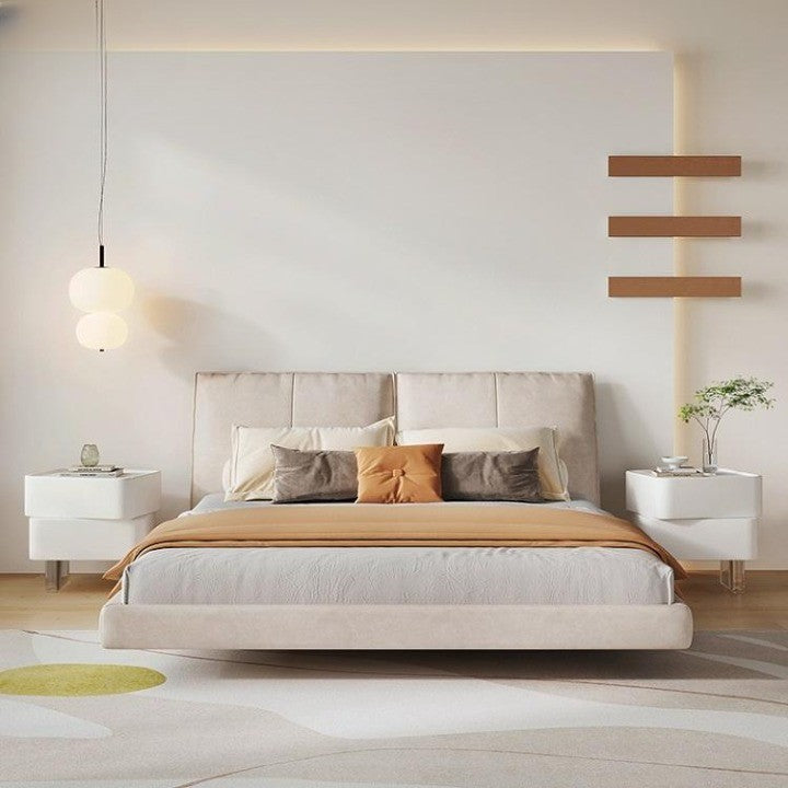 Rotatable Modern Wood Dreamy Night Bedside Table · Mavigadget