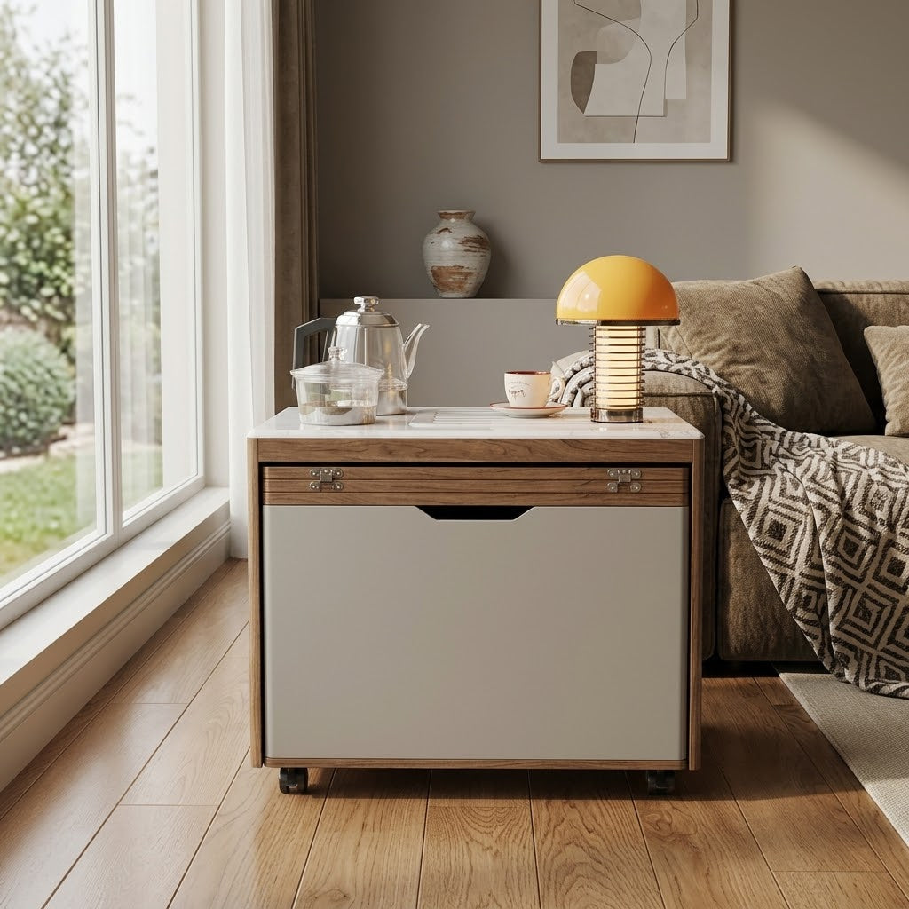 Japanese Minimalist Hidden Storage Coffee Table · Mavigadget