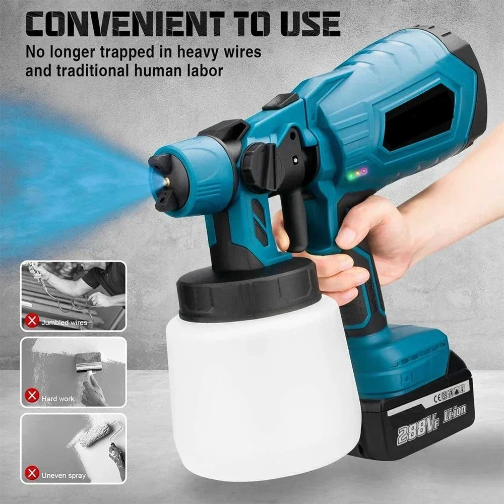 Cordless High Power DIY All Surface Paint Sprayer · Mavigadget