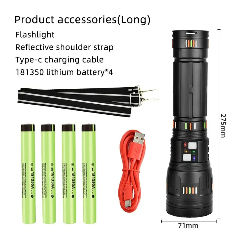 Long-Range Extreme Power Tactical Adventure Flashlight · Mavigadget