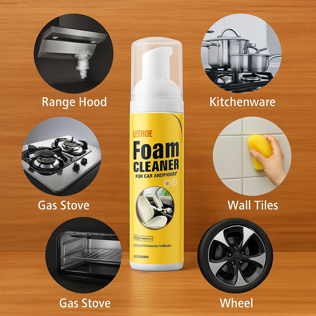Multi-Purpose Easy Cleaning Foam Cleaner Spray · Mavigadget