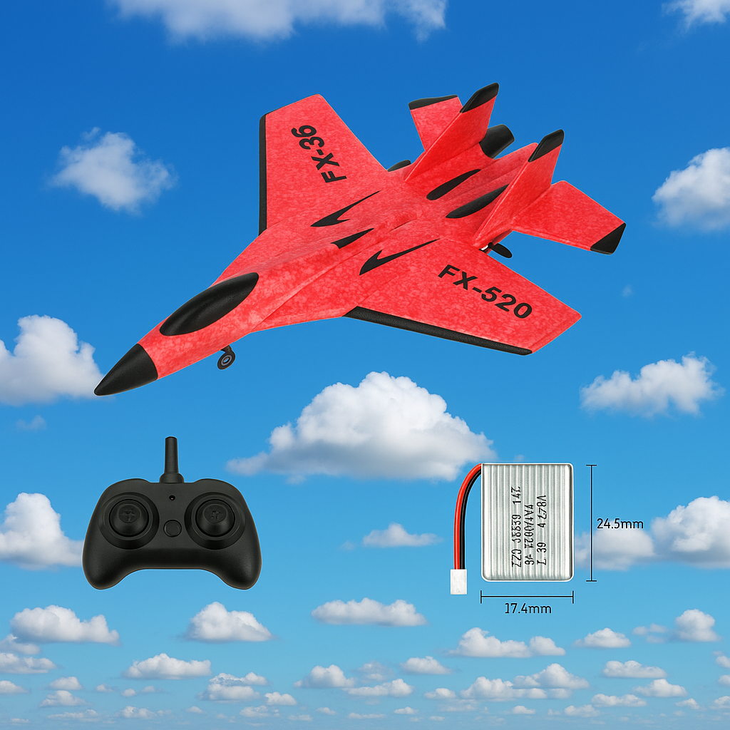 Remote Control Foam Fighter Airplane Toy · Mavigadget