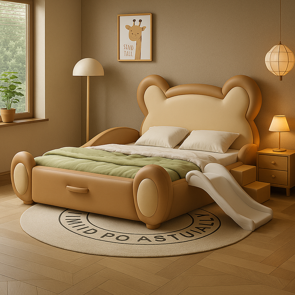 Slide & Snooze Comfy Bear Kids Bed · Mavigadget