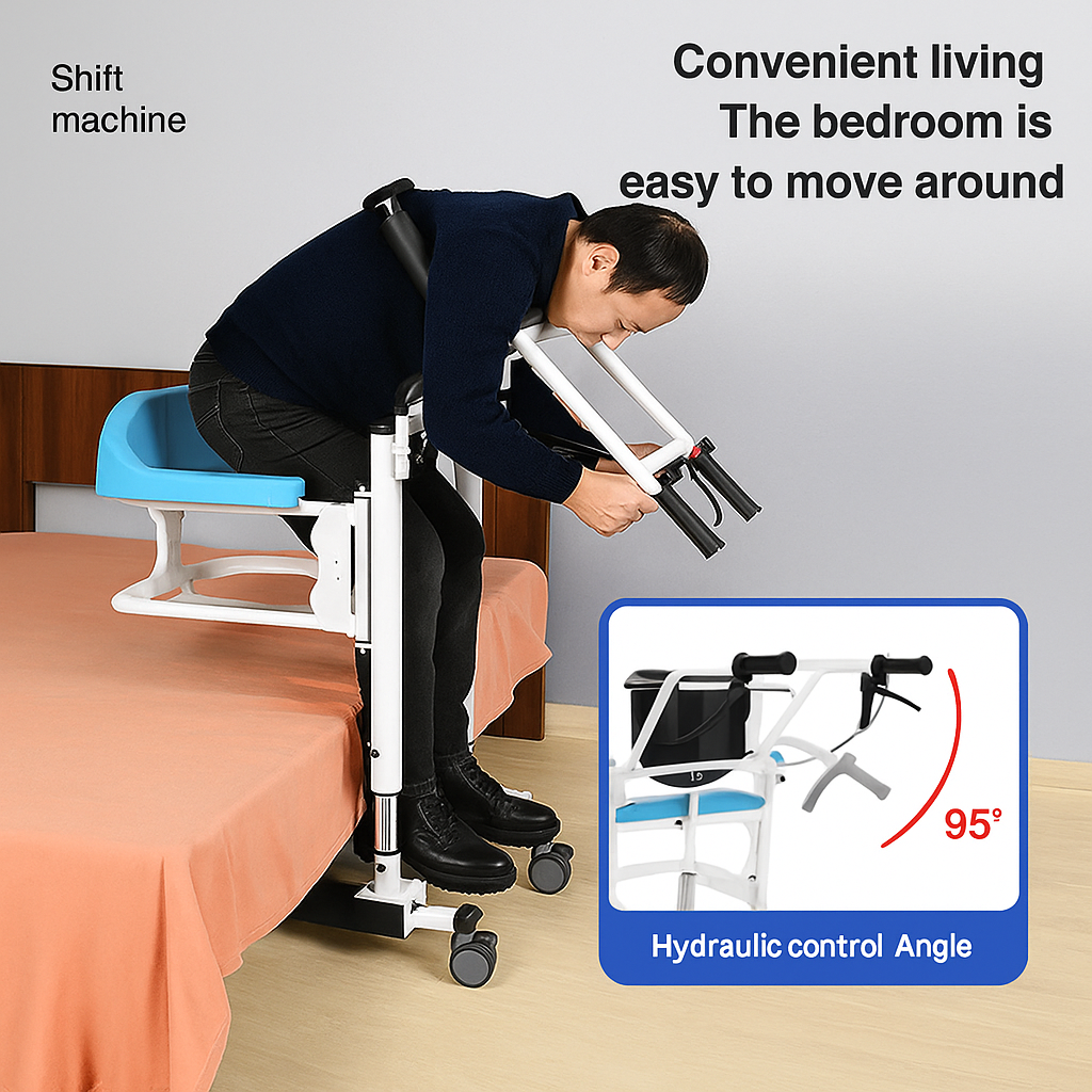 Electric Senior Lift Chair Elderly Care Mobility Patient Transfer Whee ...