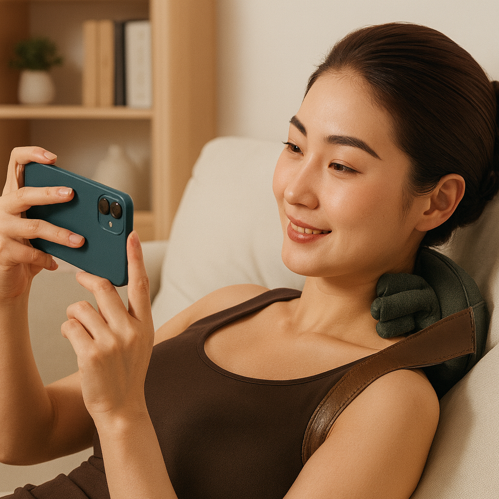 Bionic Finger Heated Neck Shoulder Massager · Mavigadget