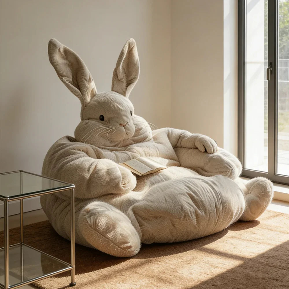 Cuddle Giant Plush Puppy Lounge Sofa · Mavigadget