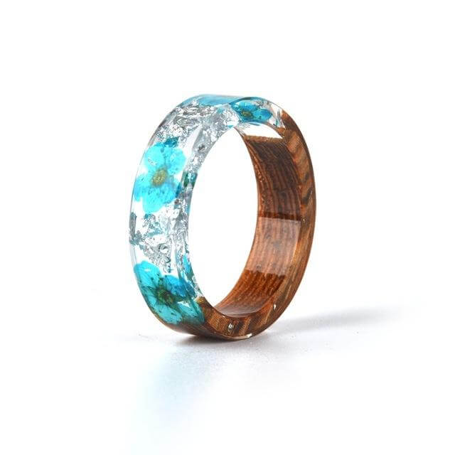 Handmade Colorful Wood Love Ring · Mavigadget