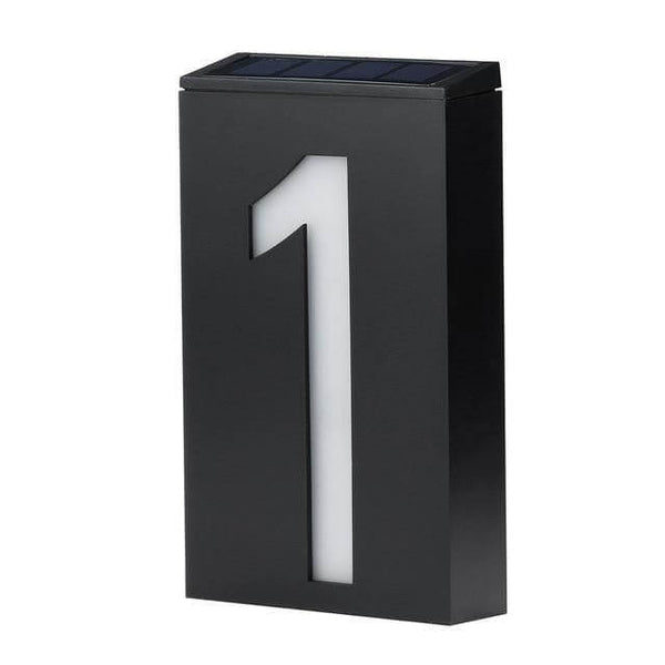 Solar Powered LED Light House Numbers– Mavigadget