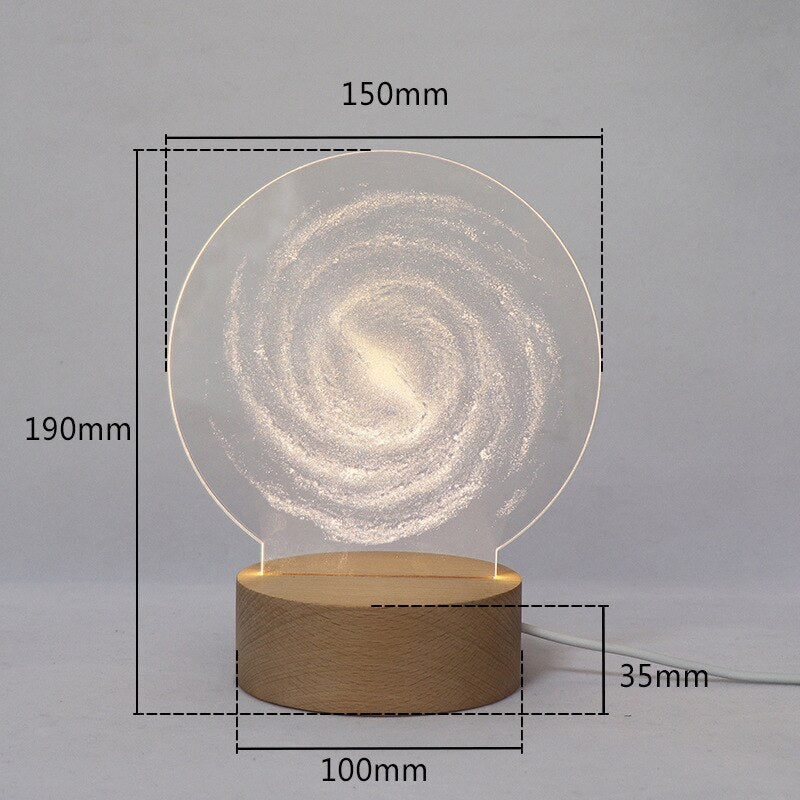 3D LED Moon Lamp Atmosphere Night Lights · Mavigadget