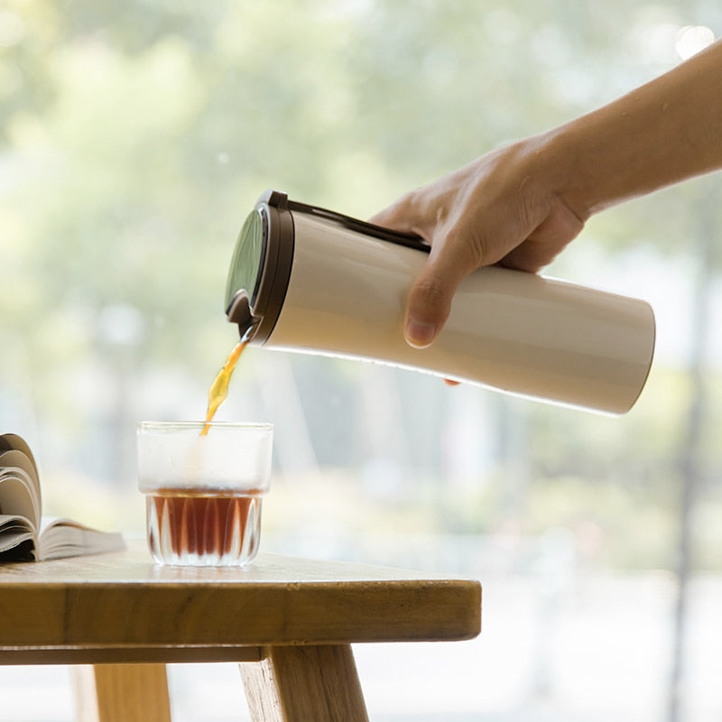 Smart Led Vacuum Coffee Maker Thermos · Mavigadget