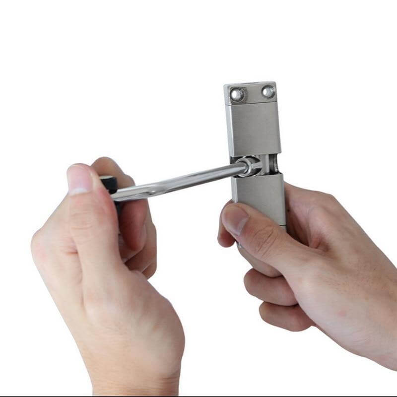 Adjustable Stainless Steel Automatic Door Hinge · Mavigadget