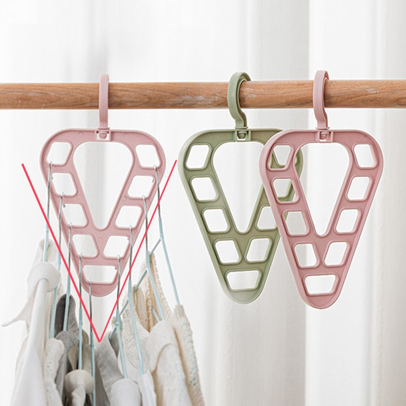 3pcs 9-Hole Magic Clothes Hanger Closet Organizer · Mavigadget