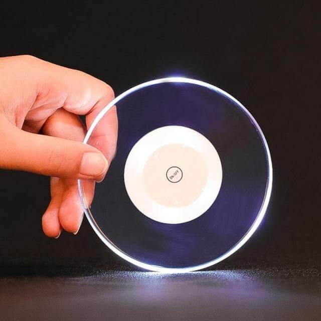 Acrylic Ultra-Thin LED Coaster · Mavigadget
