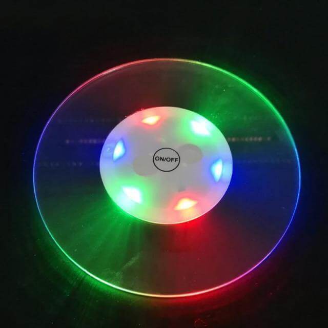 Acrylic Ultra-Thin LED Coaster · Mavigadget