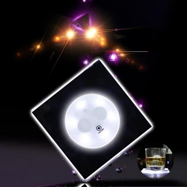 Acrylic Ultra-Thin LED Coaster · Mavigadget
