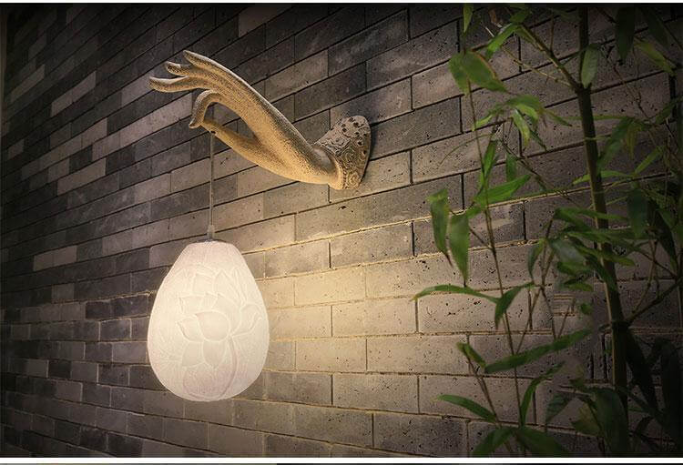 Modern Creative Chinese Lotus Wall Lamp · Mavigadget