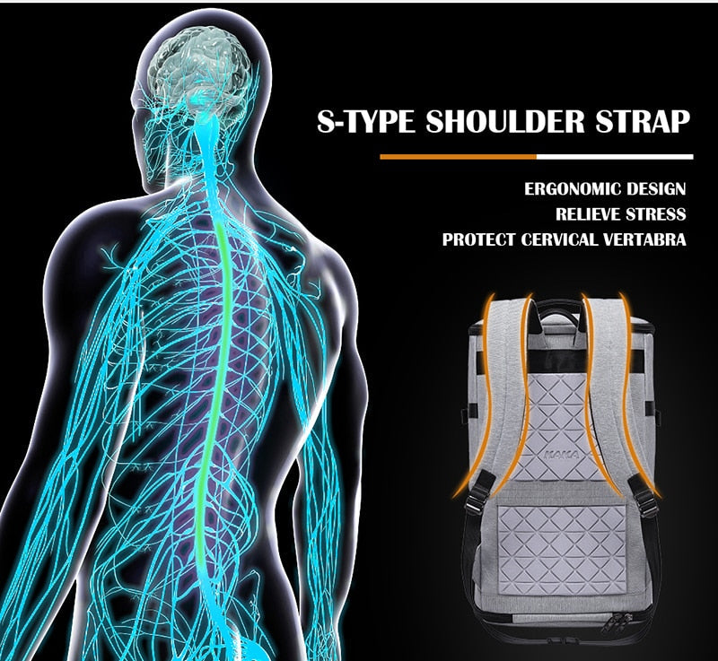 Large Capacity Travel Ergonomic Backpack · Mavigadget