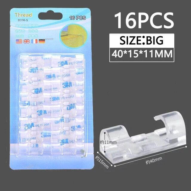 20Pcs Self Stick Wire Organizer · Mavigadget