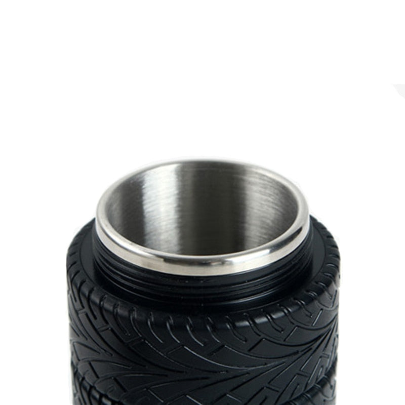 Mini Car Tire Creative Thermos · Mavigadget