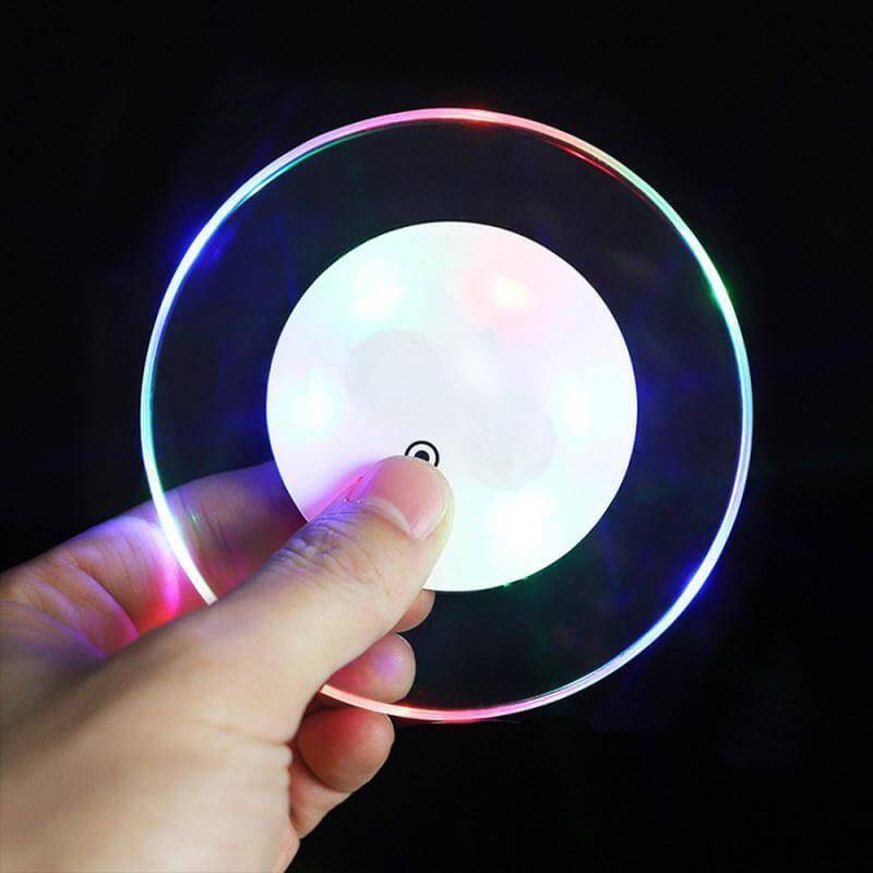 Acrylic Ultra-Thin LED Coaster · Mavigadget