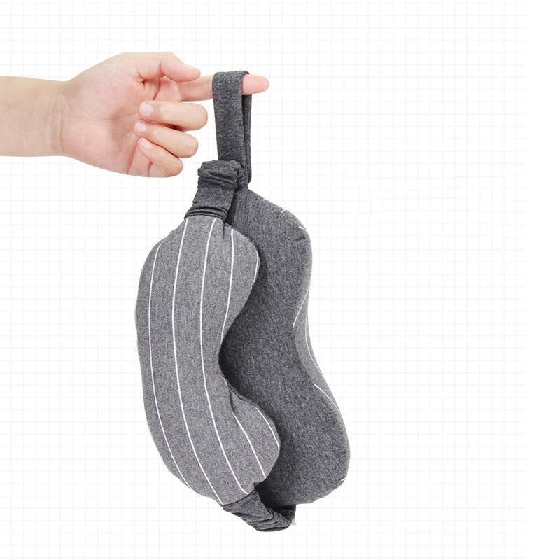 Multi-Function Travel Must Portable Neck Pillow & Eye Mask & Storage B ...