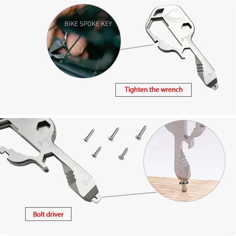 24 in 1 EDC Key Shaped Pocket Tool · Mavigadget