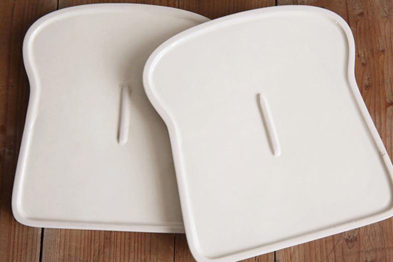 Ceramic Toast Breakfast Plate · Mavigadget