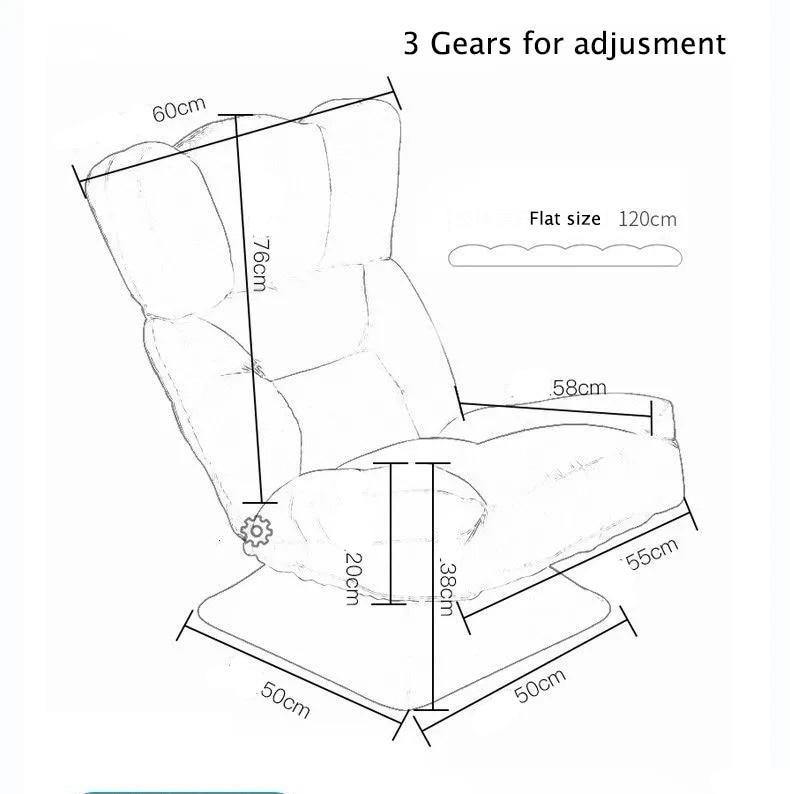 Rotatable Recliner Lazy Rocking Chair · Mavigadget