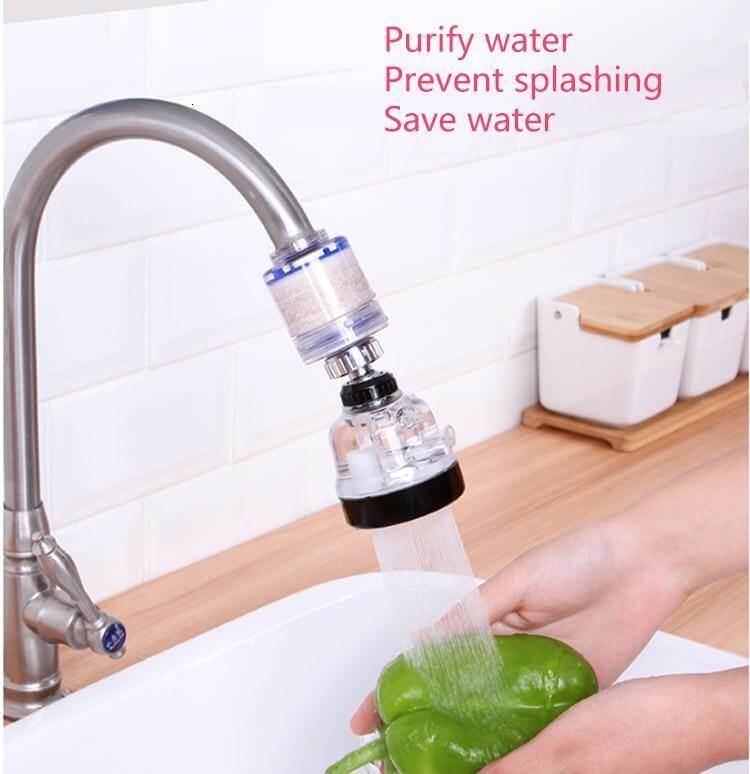Multifunction Rotatable Water Spray Faucet Filter · Mavigadget