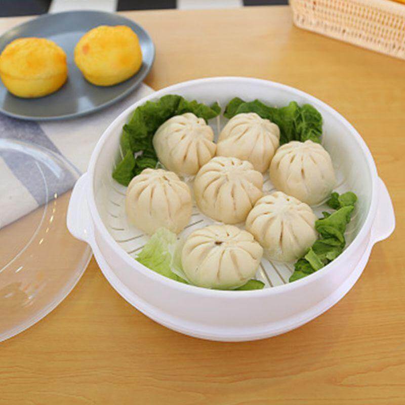 Microwave Round Steamer Heater Bowl with Lid · Mavigadget