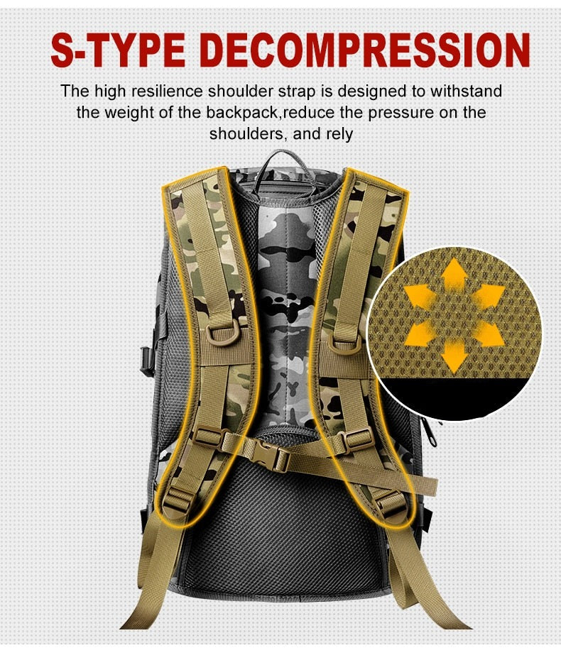Tactical Lightweight Military Style Camping Backpack · Mavigadget