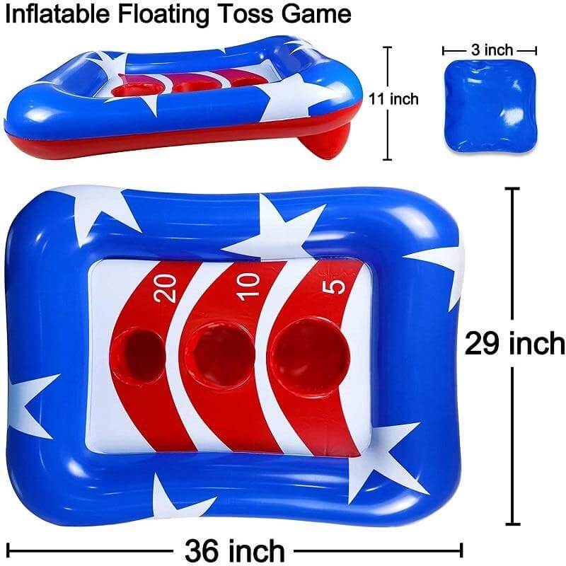 Summer Inflatable Ring Toss Pool Game · Mavigadget