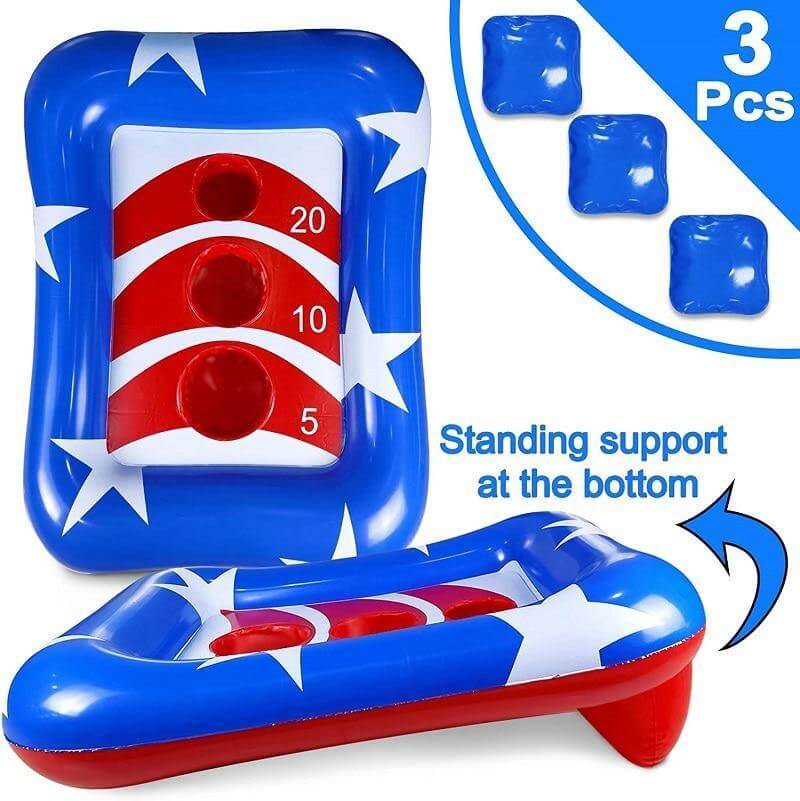 Summer Inflatable Ring Toss Pool Game · Mavigadget