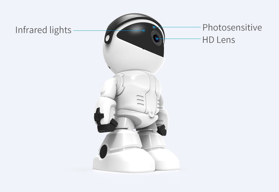 Panoramic Rotatable Robot Security Camera · Mavigadget