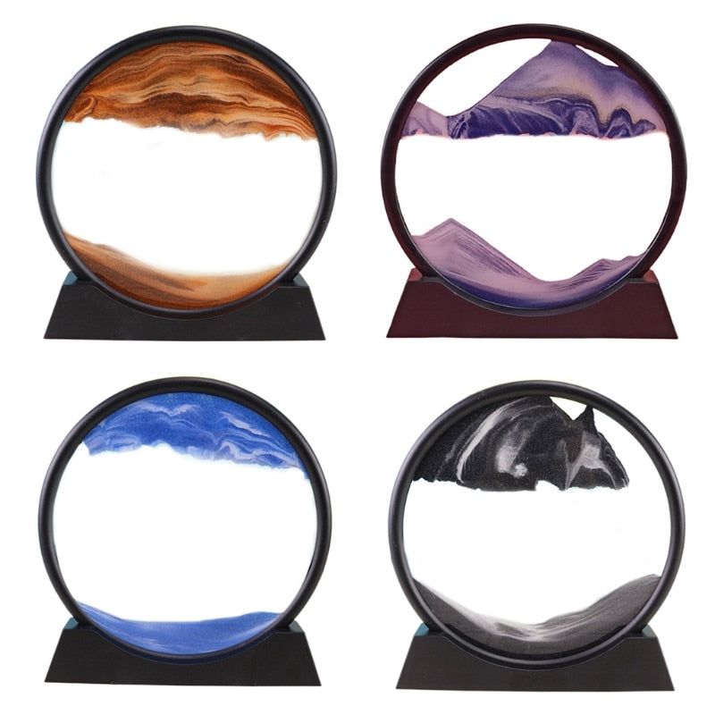 3D Landscape Relaxing Flowing Sand Decoration · Mavigadget