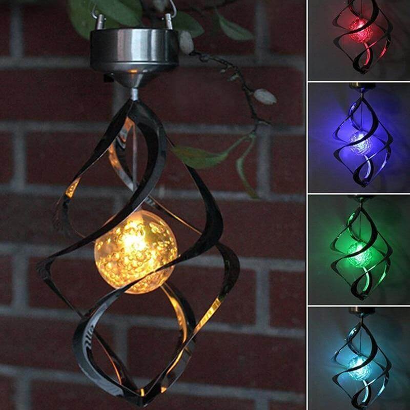 7-Colour Solar Changing LED Wind Chimes Light · Mavigadget