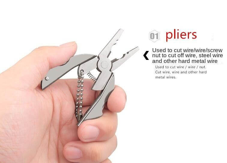 6in1 Foldable Travel Camping Keychain Tool Kit · Mavigadget