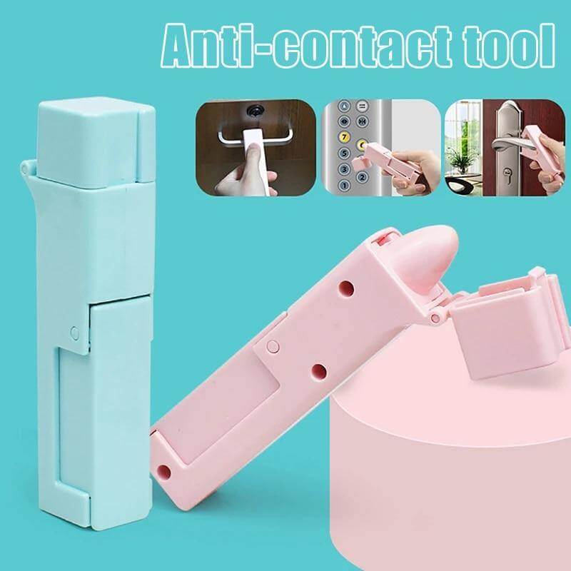 Portable No-Touch Button Pusher Tool · Mavigadget