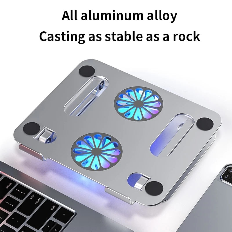 Foldable Cooling Fan Laptop Holder · Mavigadget