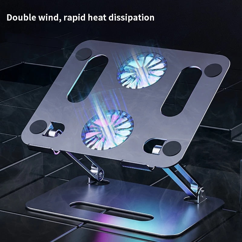 Foldable Cooling Fan Laptop Holder · Mavigadget