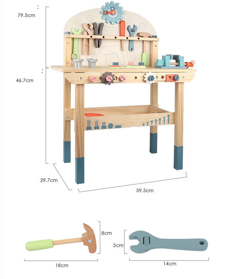 Educational Wooden Workshop Tool Toy Set · Mavigadget