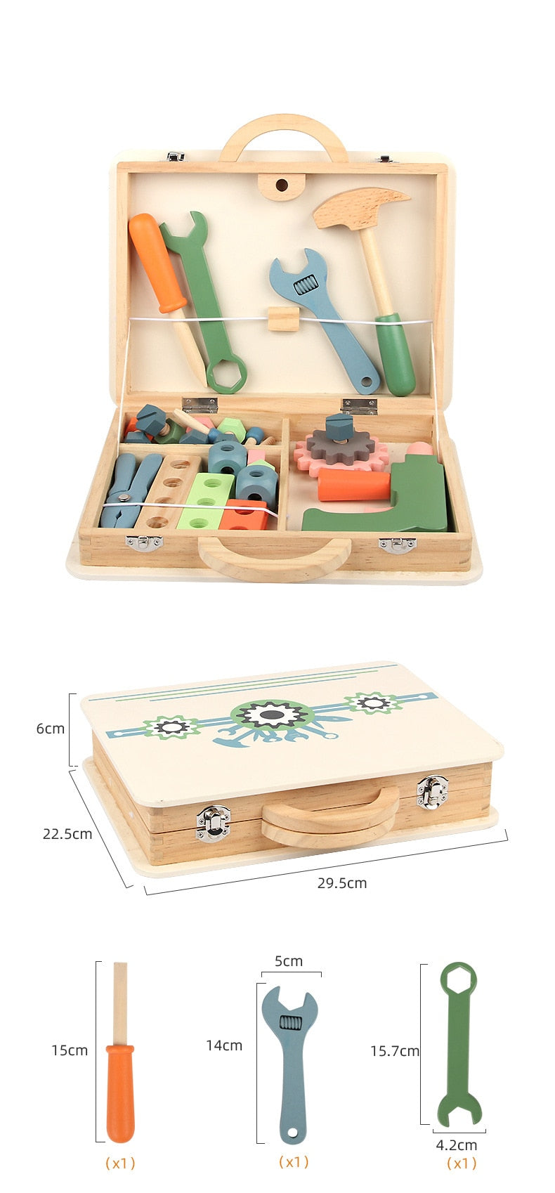 Educational Wooden Workshop Tool Toy Set · Mavigadget