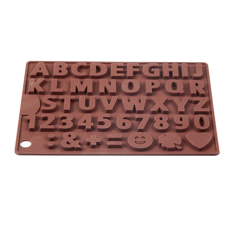 3D Alphabet Silicone DIY Chocolate Mold · Mavigadget